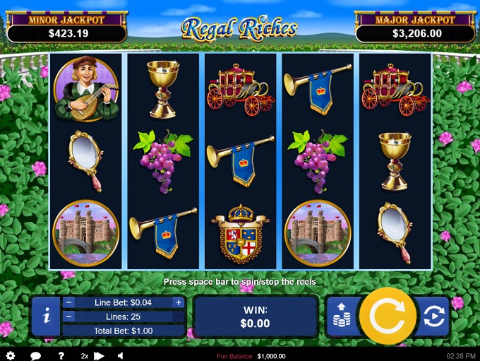Regal Riches Slot review from Real Time Gaming