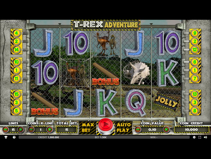 T Rex Adventure Slot Review - Powered By Capecod Gaming