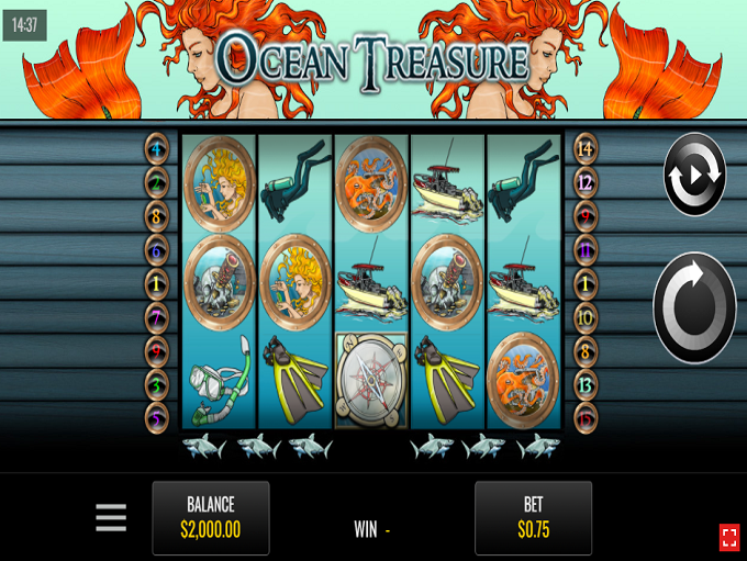 Ocean Treasure Slot review from Rival