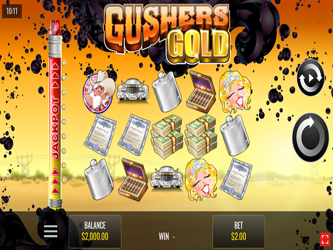 Gushers Gold Slot review from Rival