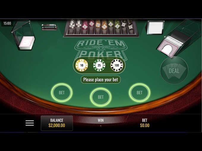 Let It Ride Poker review from Rival