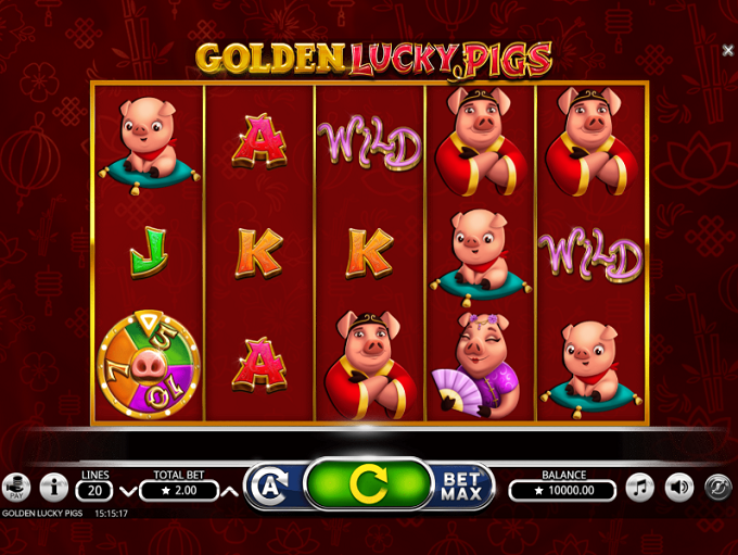 Golden Lucky Pigs Slot By Booming Games » Review + Demo Game