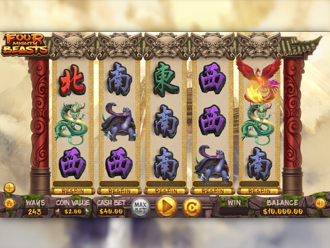 Four Mighty Beasts Slot By Dragon Gaming » Review + Demo Game