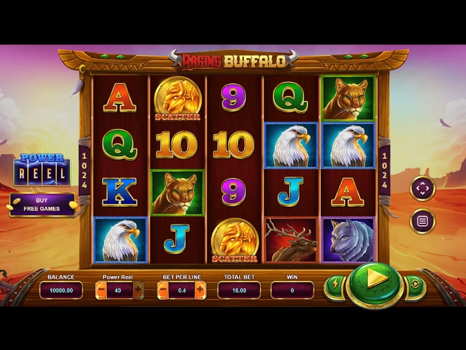 Raging Buffalo Slot By Triple PG » Review + Demo Game