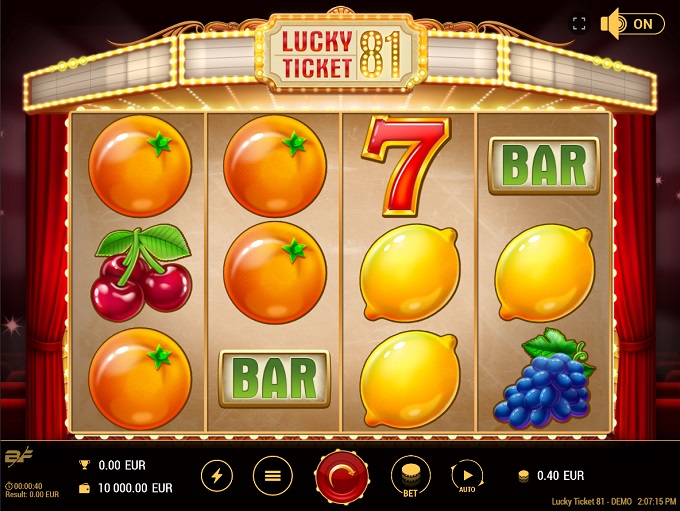 Lucky Ticket 81 Slot By BF Games » Review + Demo Game