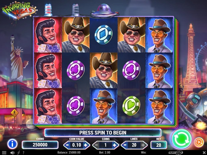 Invading Vegas Slot By Play'n GO » Review + Demo Game