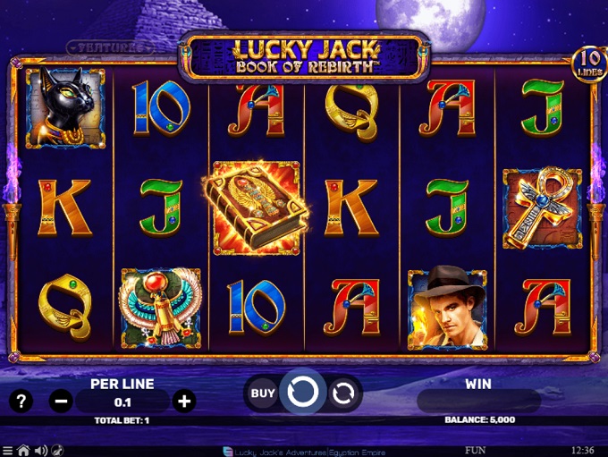 Lucky Jack Book of Rebirth Egyptian Darkness Slot By Spinomenal » Review + Demo Game
