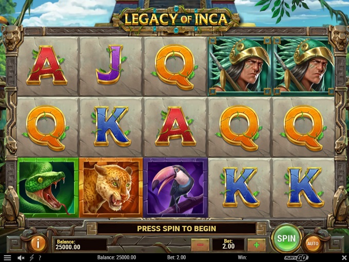 Legacy of Inca Slot By Playn GO » Review + Demo Game Legacy of Inca Slot By Playn GO » Review + Demo Game
