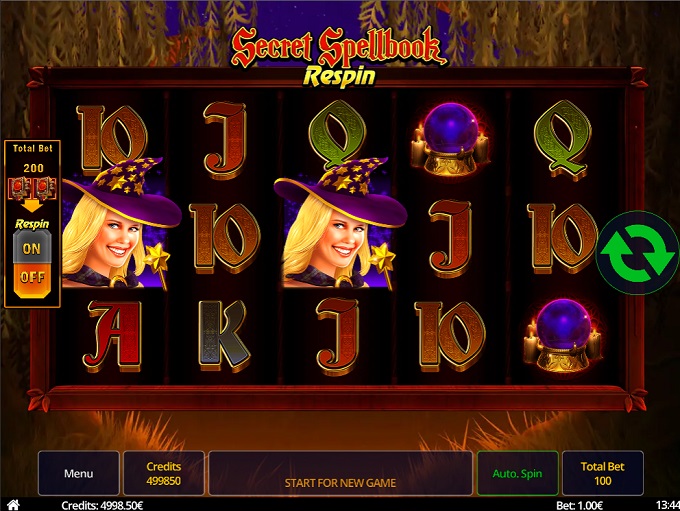 Secret Spellbook Respin Slot By Swintt » Review + Demo Game