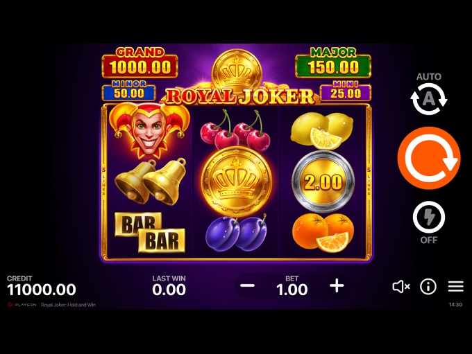 Royal Joker: Hold and Win By Playson » Review + Demo Game