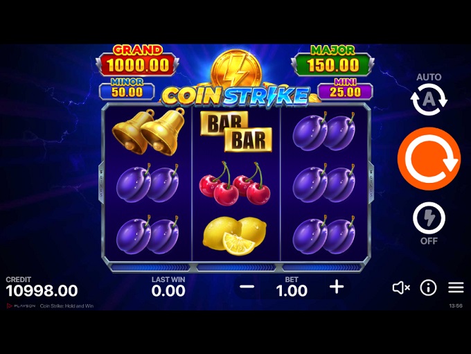 Coin Strike Hold and Win Slot By Playson» Review + Demo Game