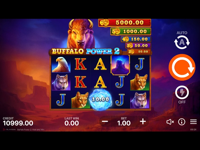 Buffalo Power 2 Slot By Playson » Review + Demo Game