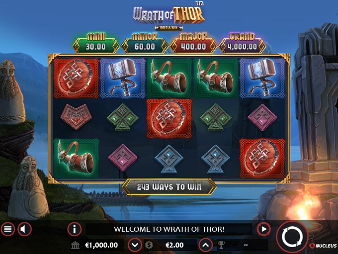 Wrath of Thor Slot By USA friendly Nucleus Gaming » Review + Demo Game