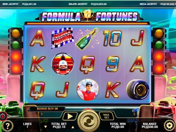 Formula Fortunes Slot By USA friendly Arrows Edge » Review + Demo Game