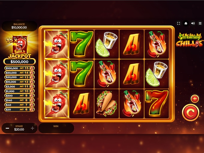 Screaming Chillis Slot By USA friendly Dragon Gaming » Review + Demo Game