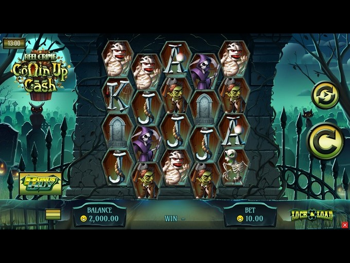 Reel Crime Coffin Up Cash Slot By USA friendly Rival » Review + Demo Game