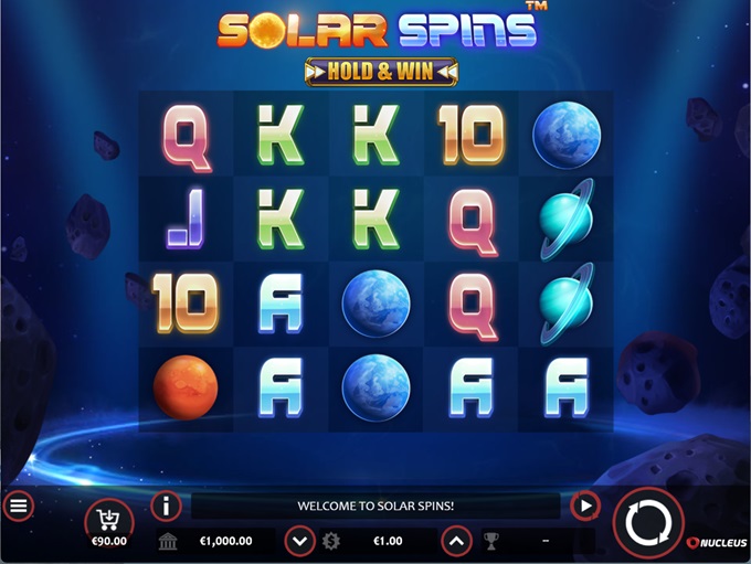 Solar Spins Slot By USA friendly Nucleus Gaming » Review + Demo Game