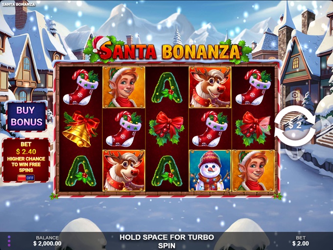 Santa Bonanza Slot By Wizard Games » Review + Demo Game