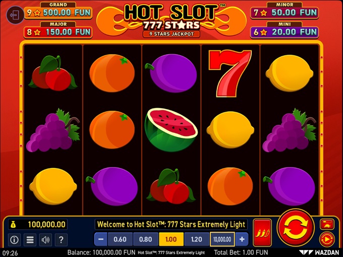 Hot Slot 777 Stars Extremely Light Slot By Wazdan » Review + Demo Game