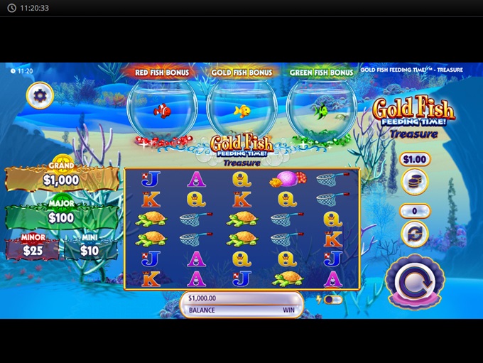 Gold Fish Feeding Time Treasure Slot By Light and Wonder » Review ...