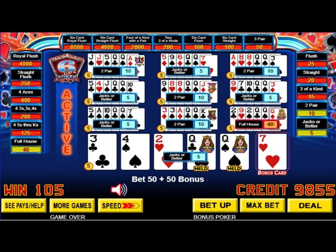Super Draw 6 Card Poker Review And Top Tips ? Powered By IGT