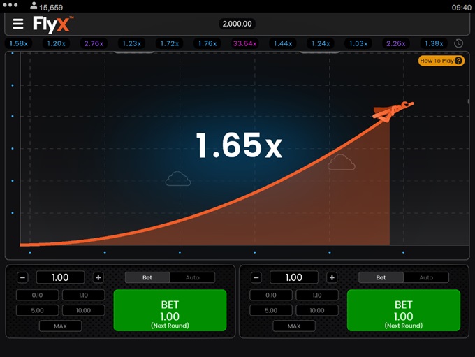 FlyX Crash By Buck Stakes Entertainment » Review + Demo Game