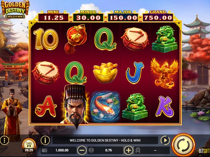 Golden Destiny Hold and Win Slot By USA friendly BetSoft » Review ...