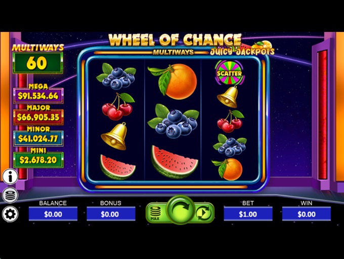 Wheel of Chance Multiways Juicy Jackpots Slot By USA friendly Wager ...