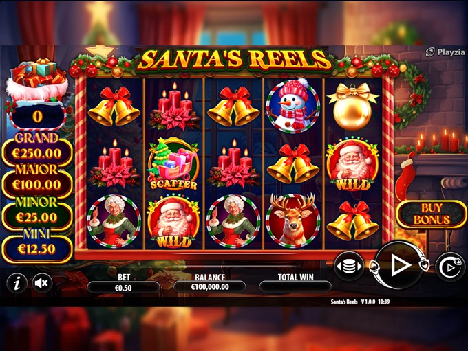 Santas Reels Slot By Playzia » Review + Demo Game
