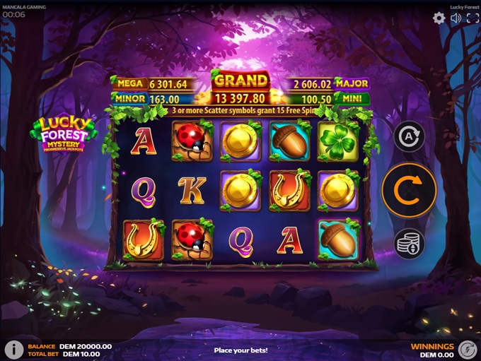 Lucky Forest Slot By Mancala Gaming » Review + Demo Game