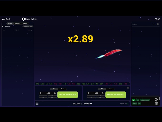 Avia Rush Crash By Evoplay » Review + Demo Game