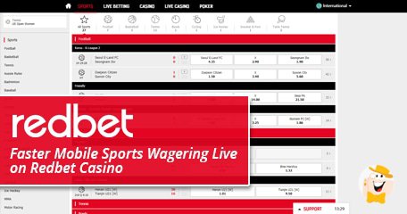 Faster Mobile Sports Wagering Live on Redbet Casino