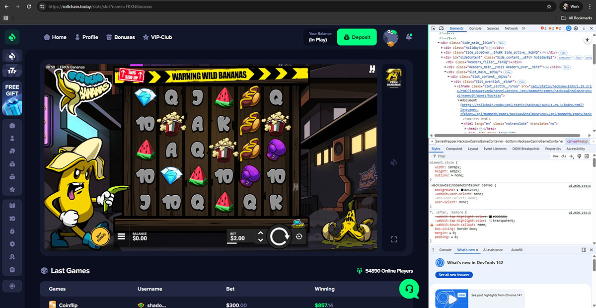 LCB Alerts Players About rollchain.today Scam