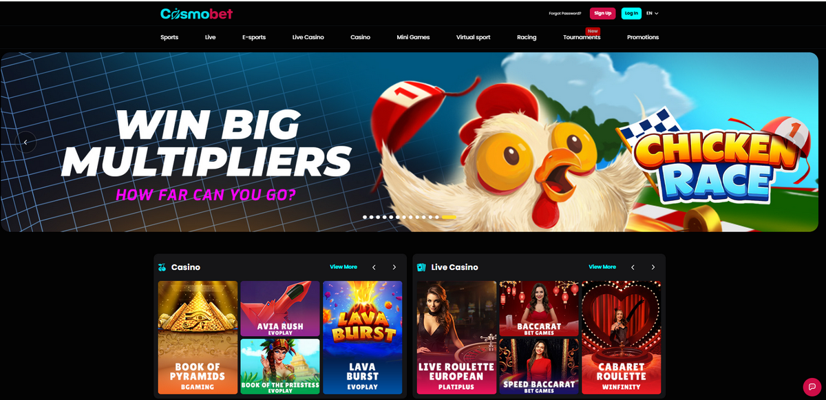 Cosmobet Casino Tested in June 2026: €50 MiFinity Cashout